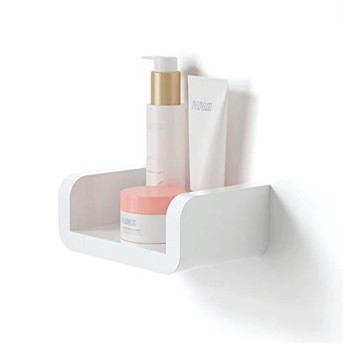 Cabilock Floating Shelves Wall Storage Bathroom Rack Soap Shampoo Cosmetic Shelf Organizer Decorative Hanging Rack for Sundries Organizer Flower Pot Book