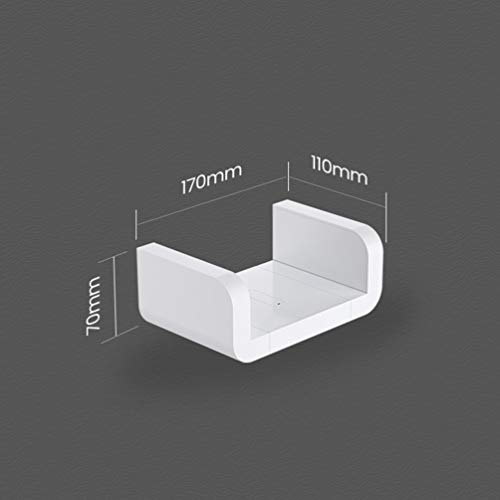 Cabilock Floating Shelves Wall Storage Bathroom Rack Soap Shampoo Cosmetic Shelf Organizer Decorative Hanging Rack for Sundries Organizer Flower Pot Book