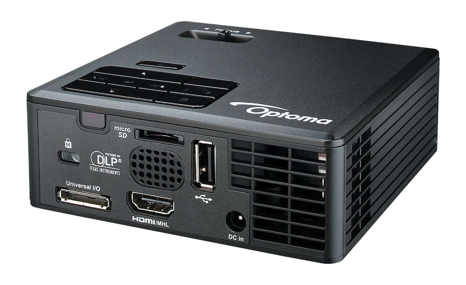 Optoma ML750 WXGA 700 Lumen 3D Ready Portable DLP LED Projector with MHL Enabled HDMI Port, White