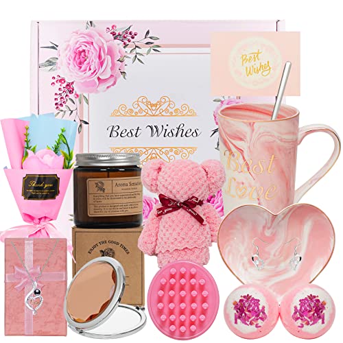 Gifts for Women Birthday Gifts for Mom Women Friend Daughter Wife Mother's Day Gift Set Unique Anniversary Valentine's Day Gift Ideas Gift Box Basket Female