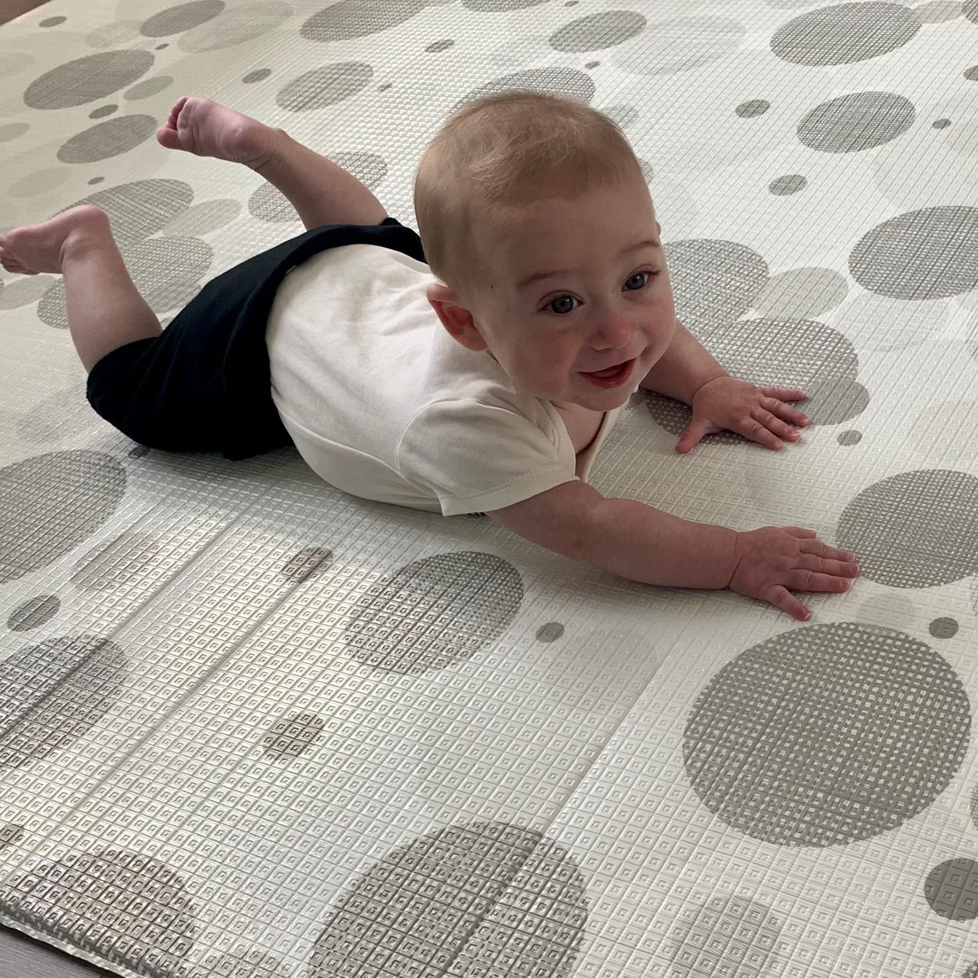 Alphabet Fun - Gelli Mat - Luxury Foam Baby Play Mat - Extra Large - Double Sided Print - Water-Resistant, Non-Toxic, Hypoallergenic - Use in Play Pen, or as Playmat, Yoga Mat, Tummy Time