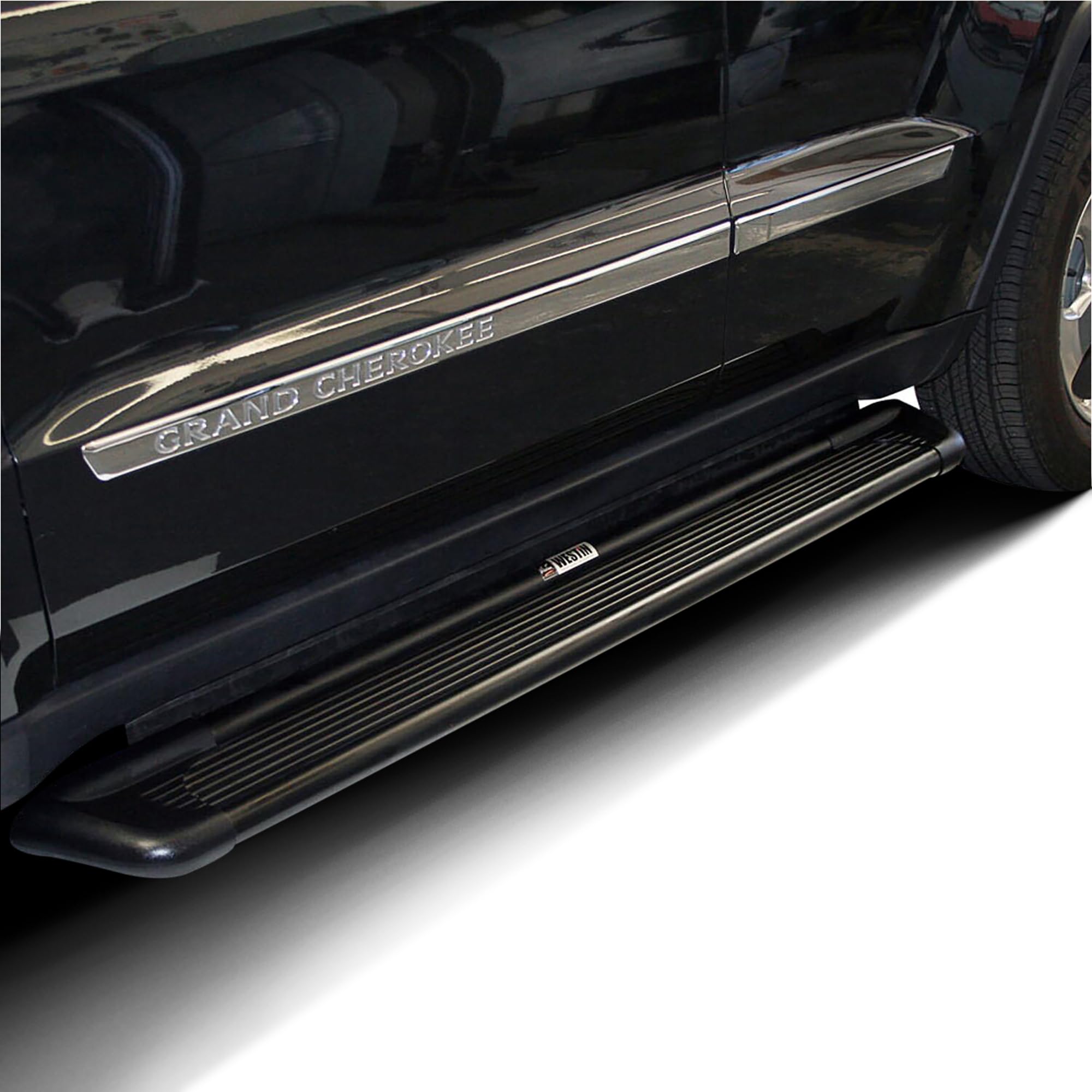 Westin 27-6105 Black Aluminum Step Boards for Trucks and SUV's 54"