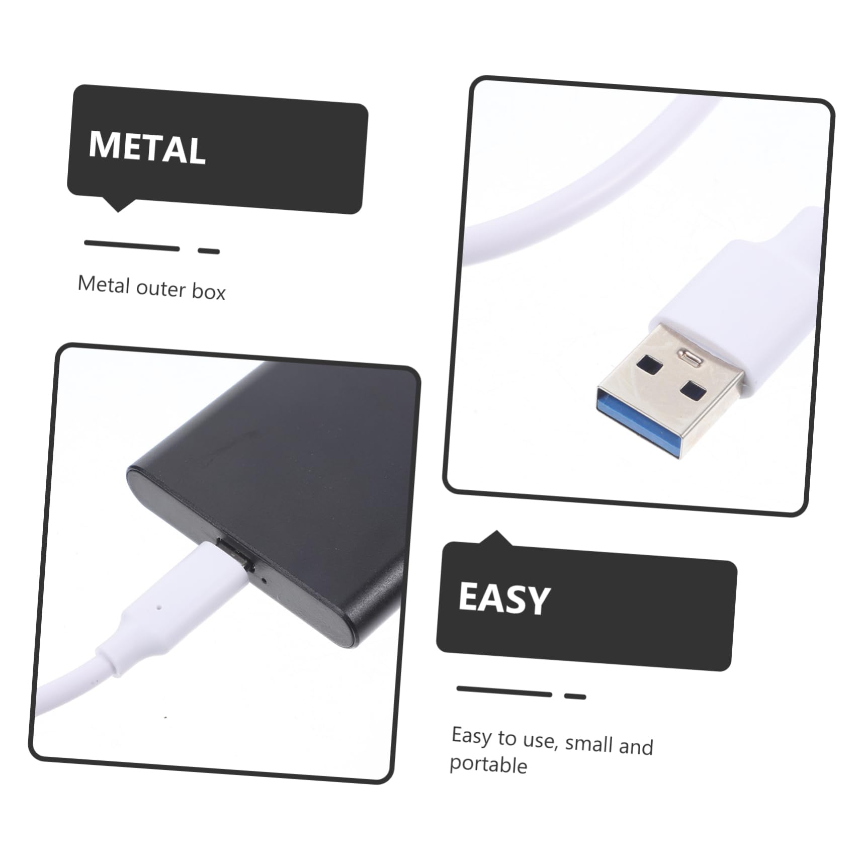 KONTONTY 1pc SSD Solid State Drive USB Hard Drive Portable HDD External Portable Hard Drive External HDD 64G Hard Drive HDD Hard Disk Durable Hard Drive Durable HDD USB Mobile Hard Disk