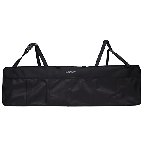 IT-08 Trunk Organizer Backseat Large Anti-slip Storage Hanging Utility Tool Space Saver Bag for Cars, SUVs & Trucks (Black)