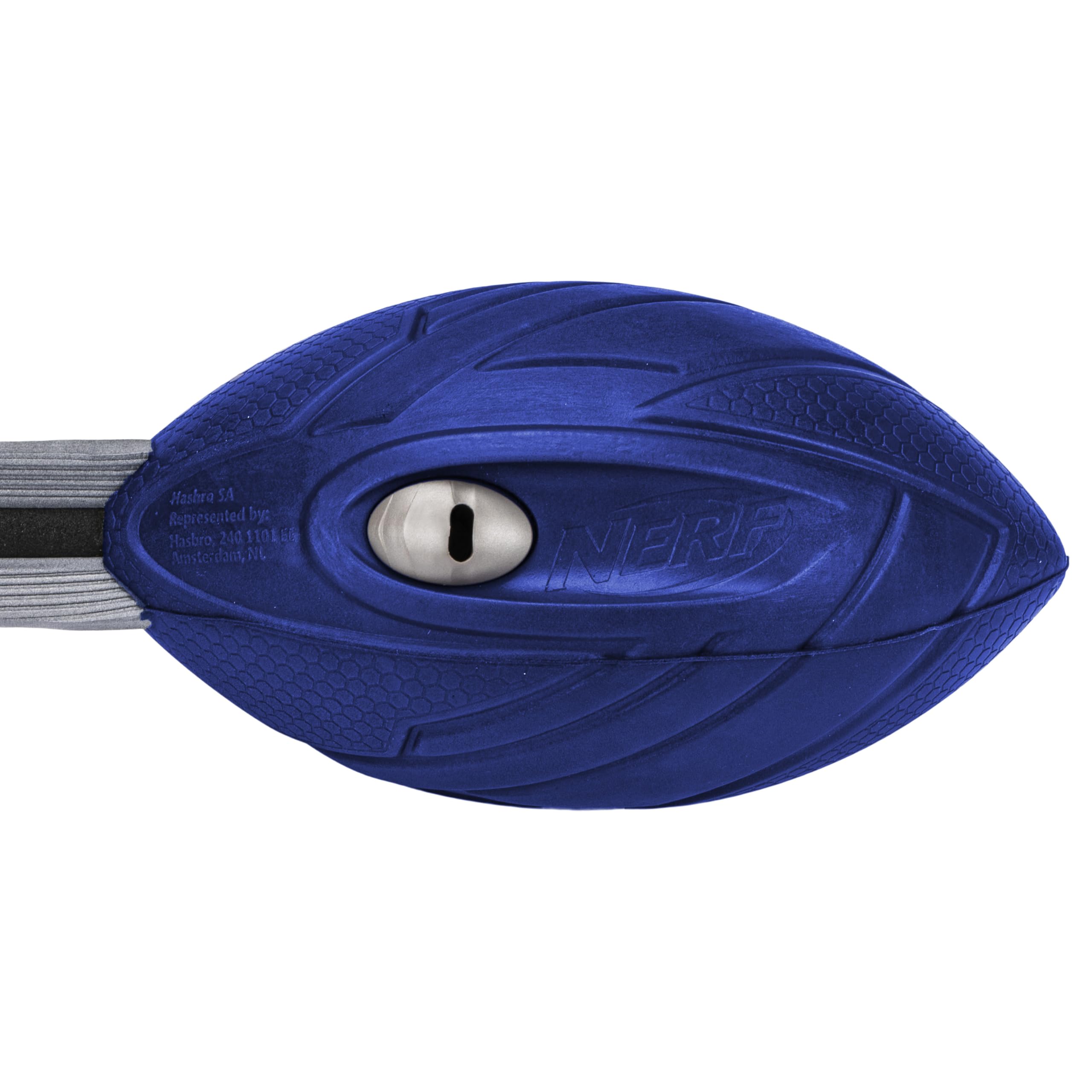 Nerf Vortex Aero Howler Foam Ball β Classic Long-Distance Football - Flight-Optimizing Tail - Hand Grip β Indoor and Outdoor Fun (Blue)
