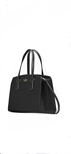 Kate Spade Perry Medium Leather Satchel (Black)