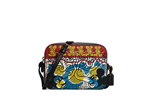 COACH Disney Mickey Mouse x Keith Haring Leather Mini Crossbody Camera Bag - #C6906
