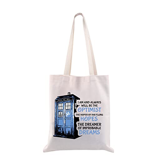 CMNIM Doctor Movie TV Show Who Tard-s Tote Bag Doctor Movie Lover Gift Police Box Theme Shoulder Bag for Fans