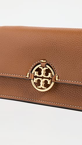 Tory Burch Women's Miller Wallet Crossbody, Light Umber, Brown, Tan, One Size
