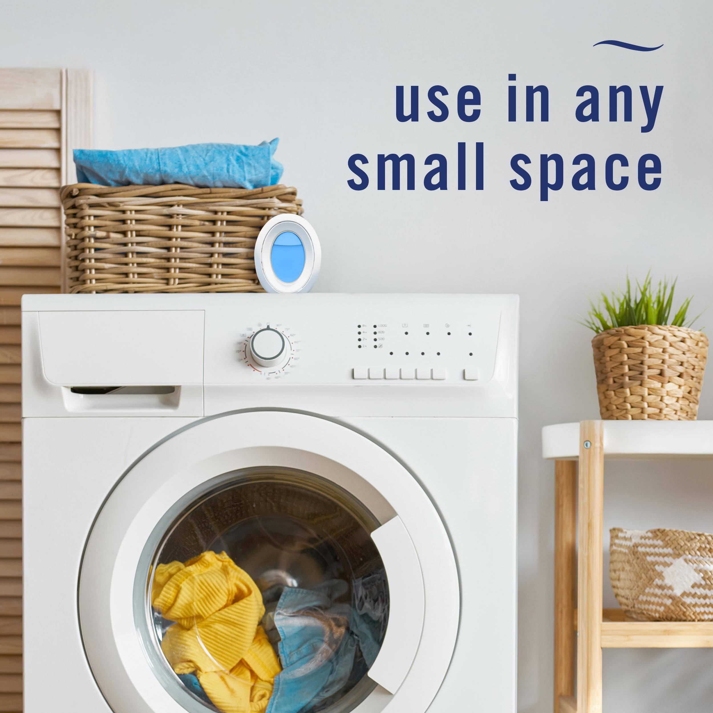 Febreze Small Spaces Air Freshener, Plug in Alternative for Home, Linen & Sky, Odor Fighter for Strong Odor (4 Count)
