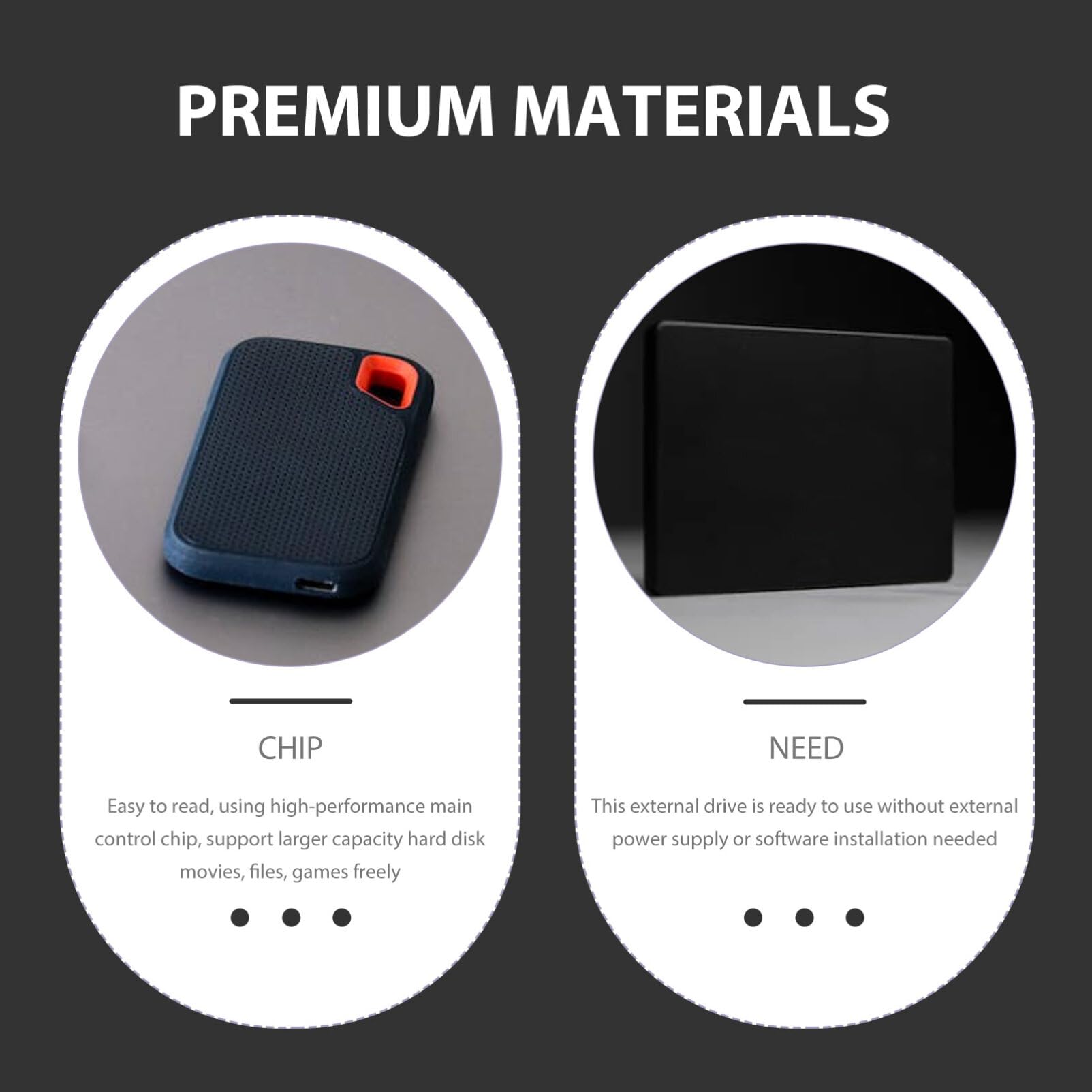 Totority 1pc Ssd Solid State Drive External Hard Drive USB c S Storage Expansion External Hard Disk Ssd Hard Drive External 2tb External Hard Drive Ssd 2tb Ssd Hard Disk 1t Computer Metal