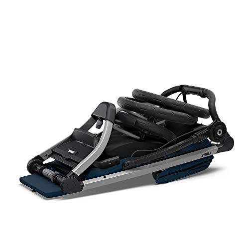 Thule Urban Glide 2 Jogging Stroller - Single Baby Stroller for Daily Strolling and Jogging - Features 5-Point Harness, Lightweight and Compact, Durable and Versatile Design for All Terrains, Blue
