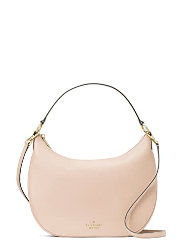Kate Spade Weston Leather Shoulder Crossbody Bag Purse Handbag (Warm Beige)