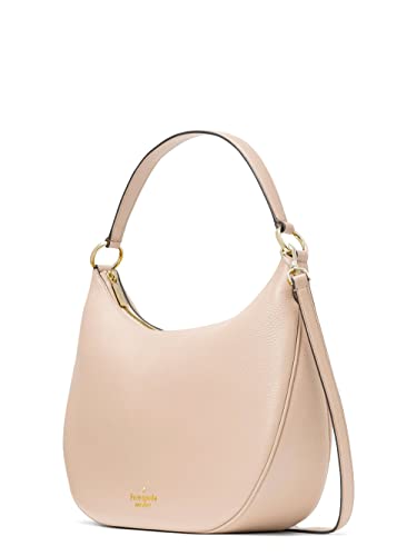 Kate Spade Weston Leather Shoulder Crossbody Bag Purse Handbag (Warm Beige)