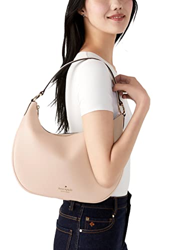 Kate Spade Weston Leather Shoulder Crossbody Bag Purse Handbag (Warm Beige)