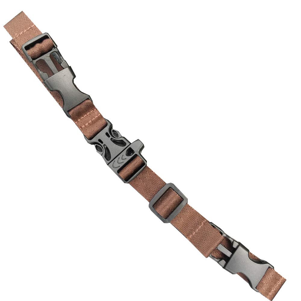 HDHYK Backpack Chest Strap- Nylon - Adjustable Universal (Brown)