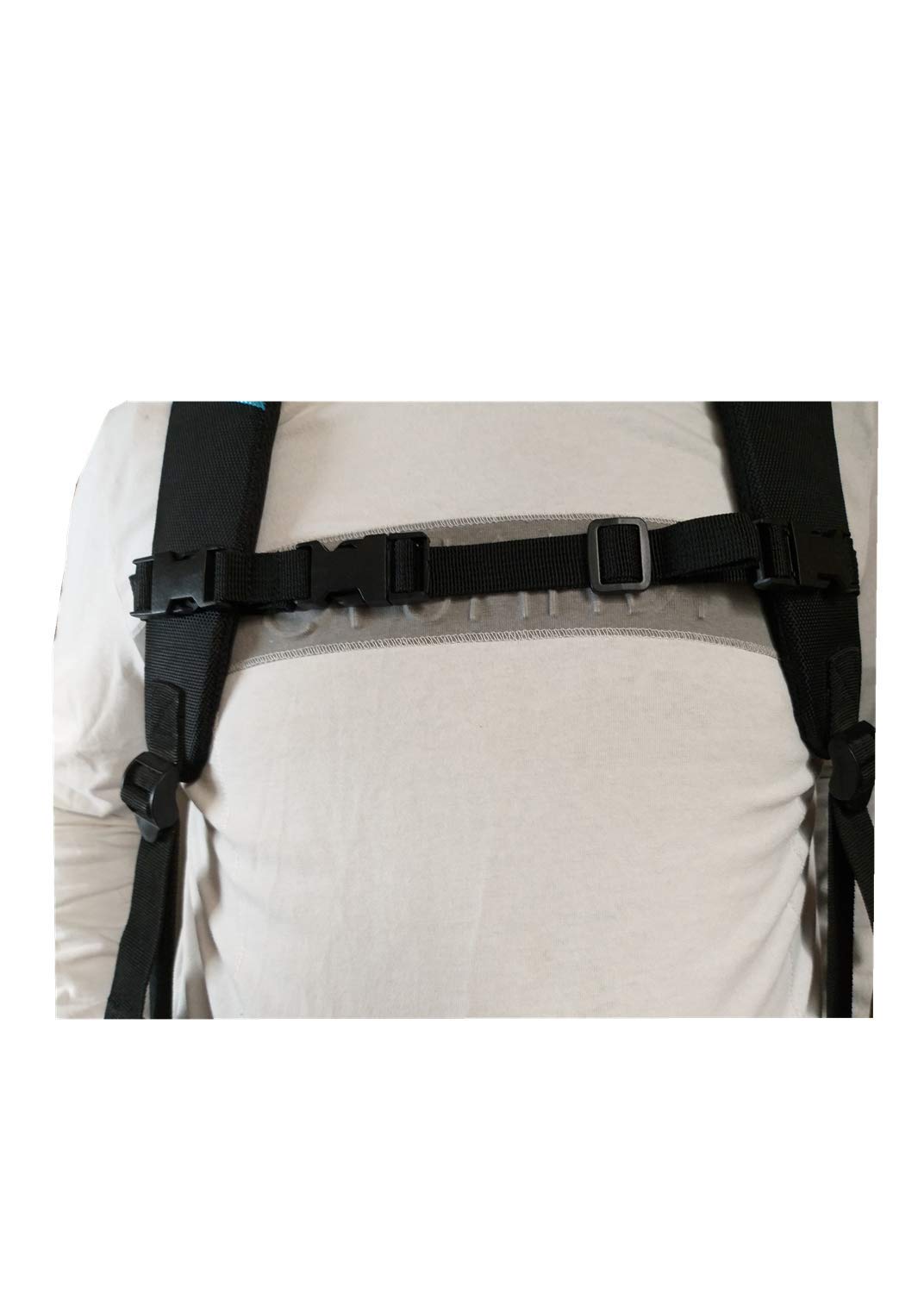 HDHYK Backpack Chest Strap- Nylon - Adjustable Universal (Brown)