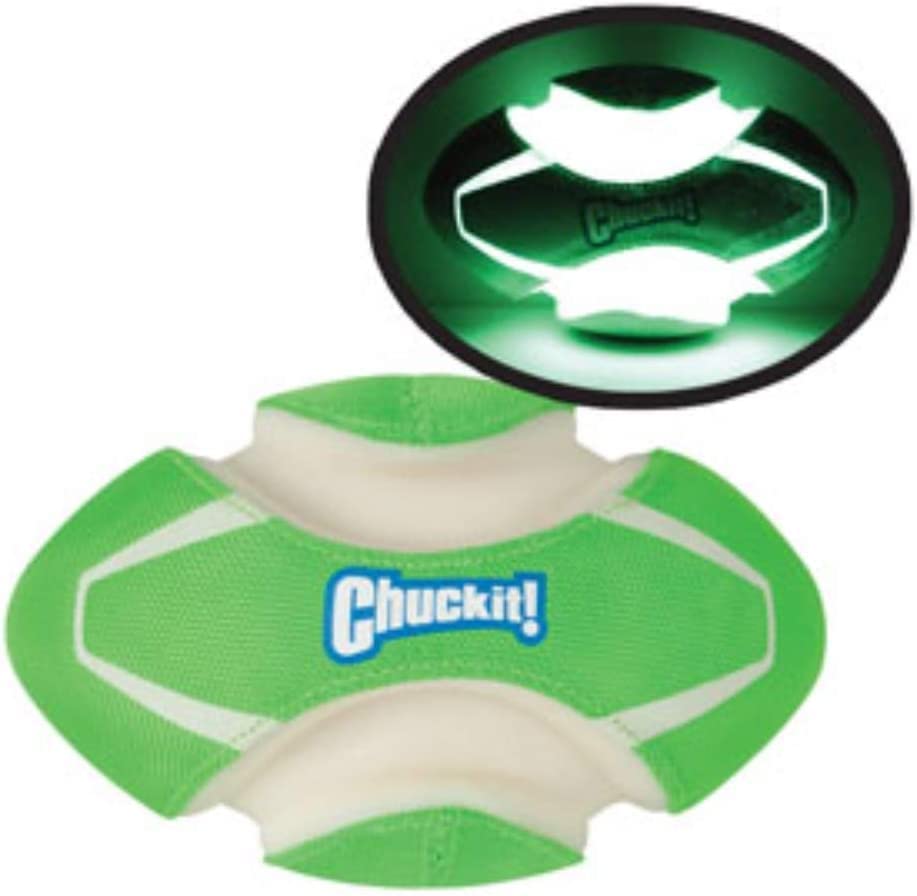 Chuckit! Max Glow Fumble Fetch Dog Football Dog Toy