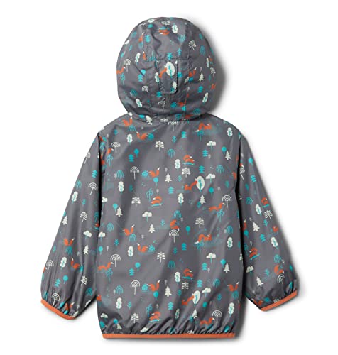 Columbia Baby Mini Pixel Grabber II Wind Jacket, City Grey Vulpine, 0/3