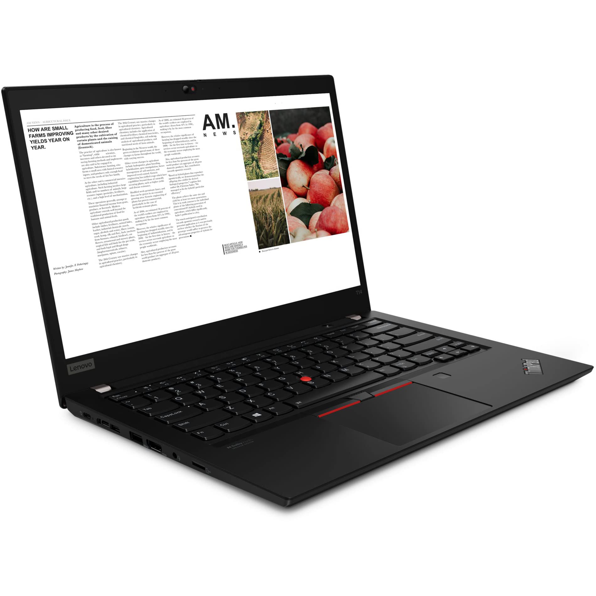 Lenovo ThinkPad T14 14" Touchscreen FHD 300nits Business Laptop Computer, Intel Quad-Core i7-1165G7, 32GB DDR4 RAM, 1TB PCIe SSD, WiFi 6, BT 5.1, Fingerprint Reader, Windows 10 Pro, Conference Webcam