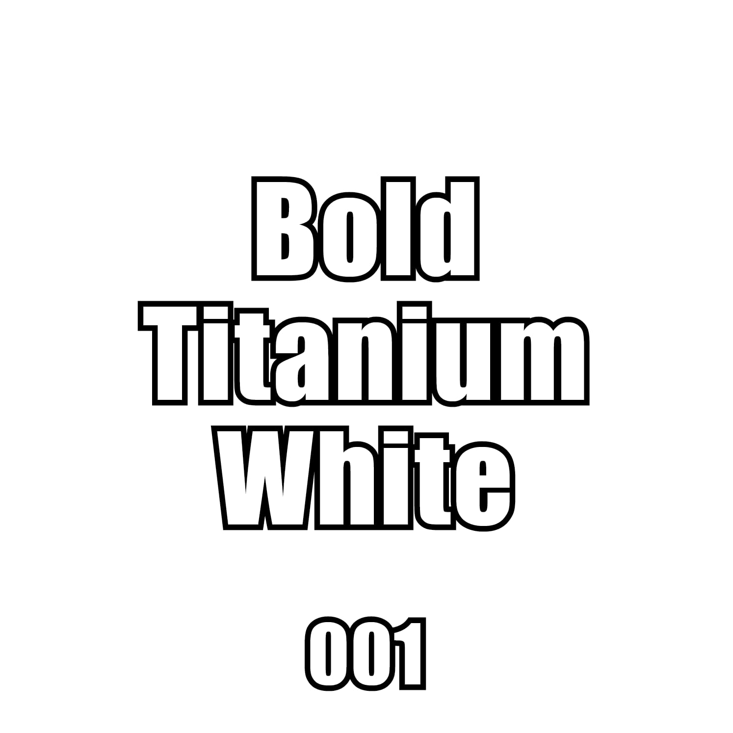 Monument Hobbies 001-Pro Acryl Bold Titanium White Acrylic Model Paints for Plastic Models - Miniature Painting, no-clog cap, comes loaded with glass agitator