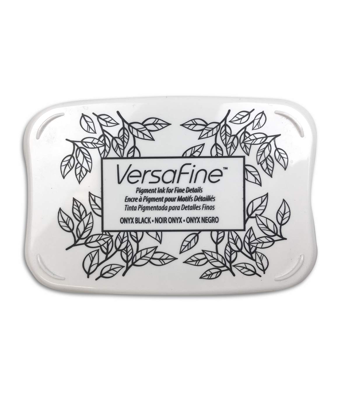 Tsukineko VF000082 Full-Size VersaFine Instant Dry Pigment Ink, Onyx Black