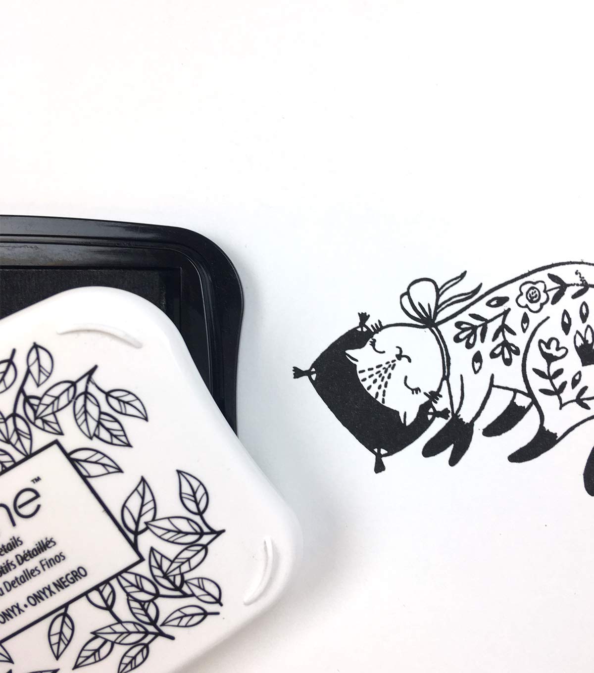 Tsukineko VF000082 Full-Size VersaFine Instant Dry Pigment Ink, Onyx Black
