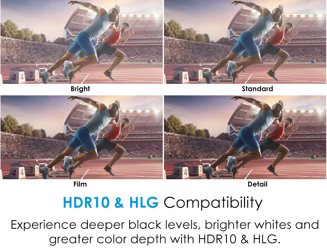 Optoma UHD30 True 4K UHD Gaming Projector | 16ms Response Time with Enhanced Gaming Mode | Lowest Input Lag on 4K Projector | 240Hz Refresh Rate | HDR10 & HLG