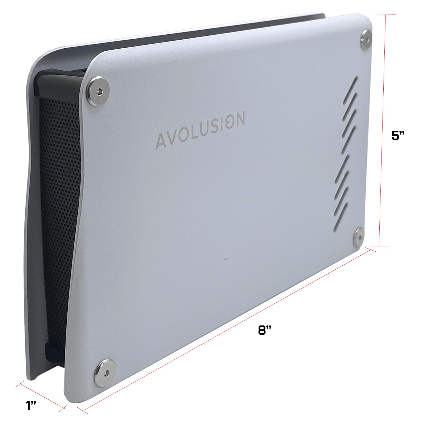 Avolusion PRO-M5 Series 2TB USB 3.0 External Gaming Hard Drive for PS5 Game Console (White, Metal Case) - 2 Year Warranty (Renewed)