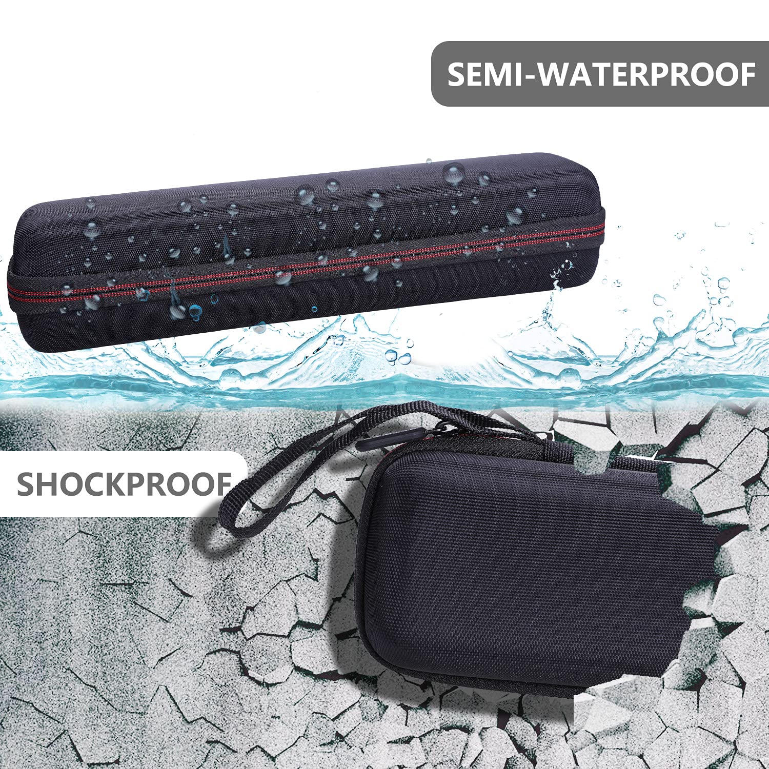 LTGEM Hard Case for Brother DS-640 / DS-740D / DS-940DW Compact Mobile Document Scanner - Protective Carrying Storage Bag