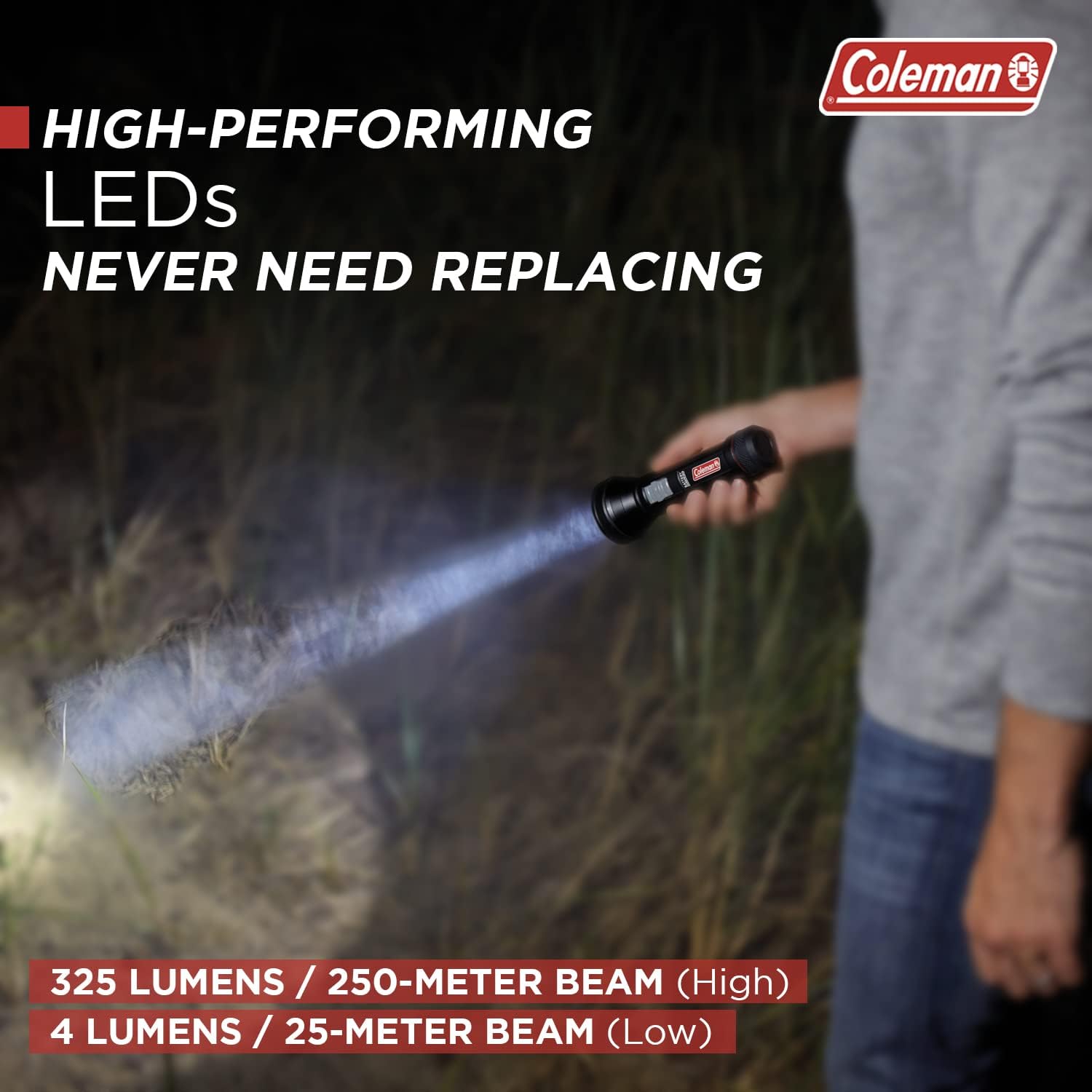 Coleman Battery Guard 325m LED Flashlight