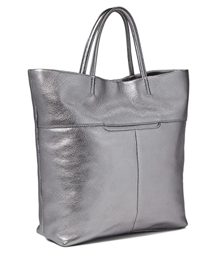 HOBO Tripp Crossbody Tote Bag For Women - Premium Leather Construction With Magnetic Closure, Spacious and Gorgeous Tote Bag Anthracite One Size One Size