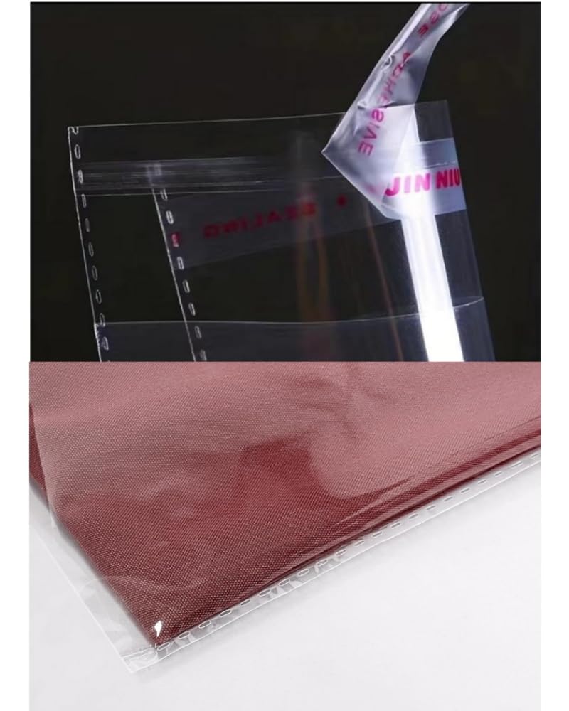 Muyindo 100 Pieces (9x12 Inch) Clear Plastic Bags for Packaging, Clothing & T-Shirts Strong Packing Self Adhesive Cellophane Bag