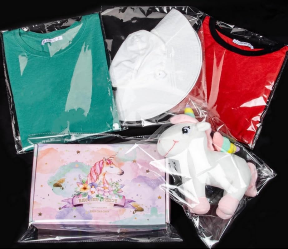 Muyindo 100 Pieces (9x12 Inch) Clear Plastic Bags for Packaging, Clothing & T-Shirts Strong Packing Self Adhesive Cellophane Bag