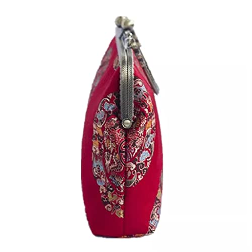 ZLXDP Women's Handbag Chinese Handbag Women's Retro Handbag Shoulder Tote Women's Purse