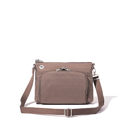 Baggallini Womens Securtex® Anti-theft Memento Crossbody Bag, Portobello