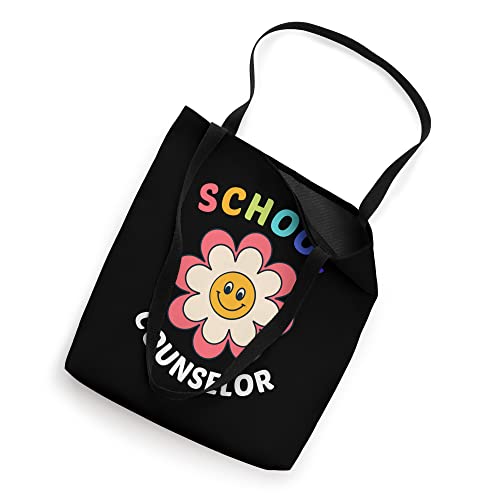 School Counselor Back To School Student Teacher Hippie Retro Tote Bag