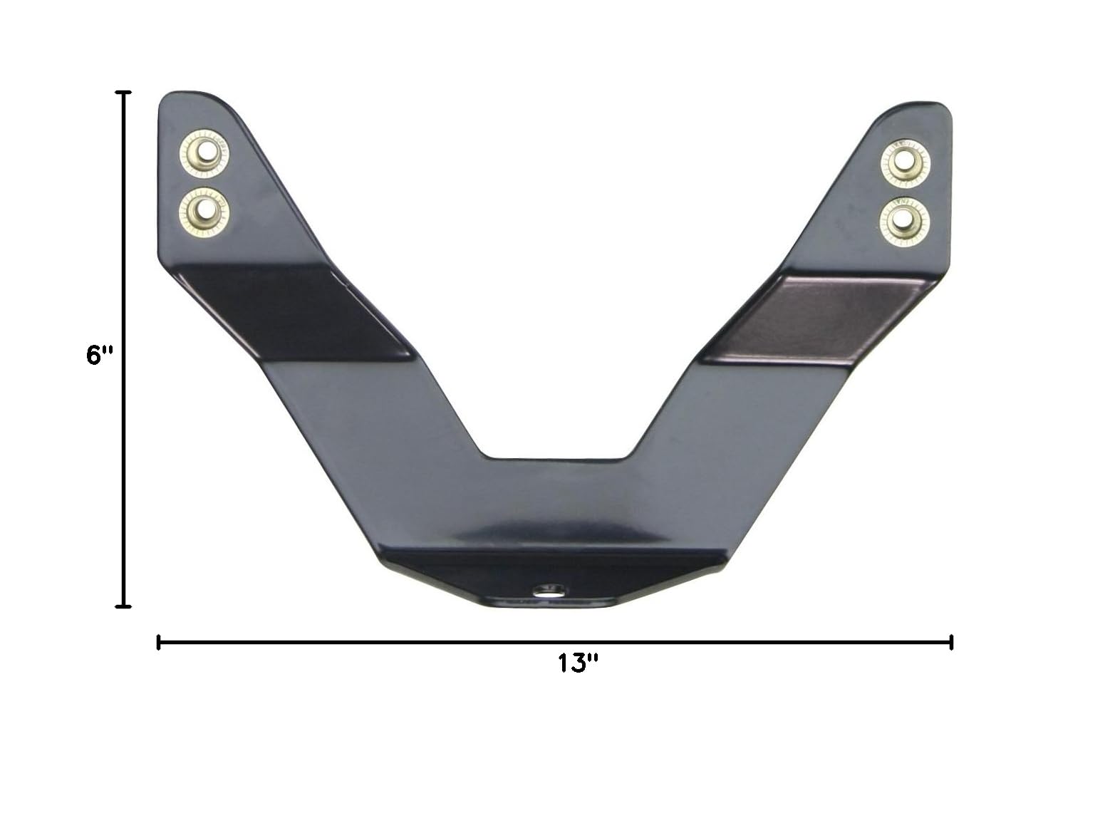Westin 32-0055 License Plate Relocator for Bull Bar, Black