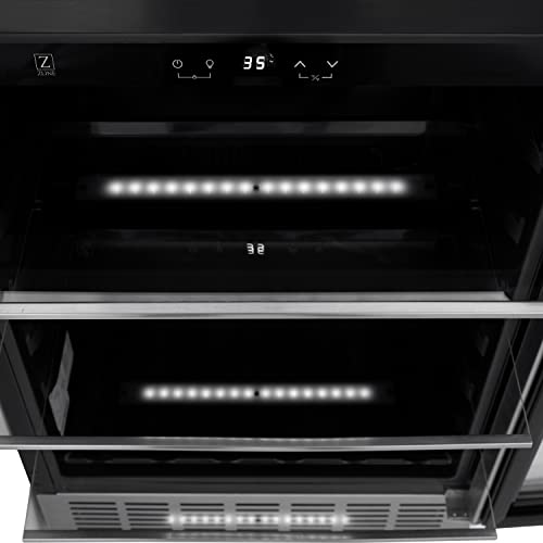 Z Line Kitchen and Bath ZLINE 24" Monument 154 Can Beverage Fridge in Stainless Steel (RBV-US-24)