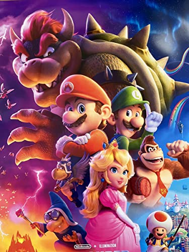 THE SUPER MARIO BROS. MOVIE POSTER 2 Sided ORIGINAL INTL FINAL 27x40 CHRIS PRATT