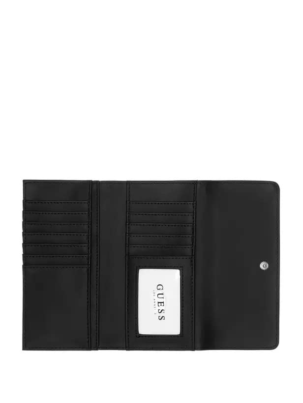 GUESS Factory Women's Ellison Slim Clutch Brown Wallet