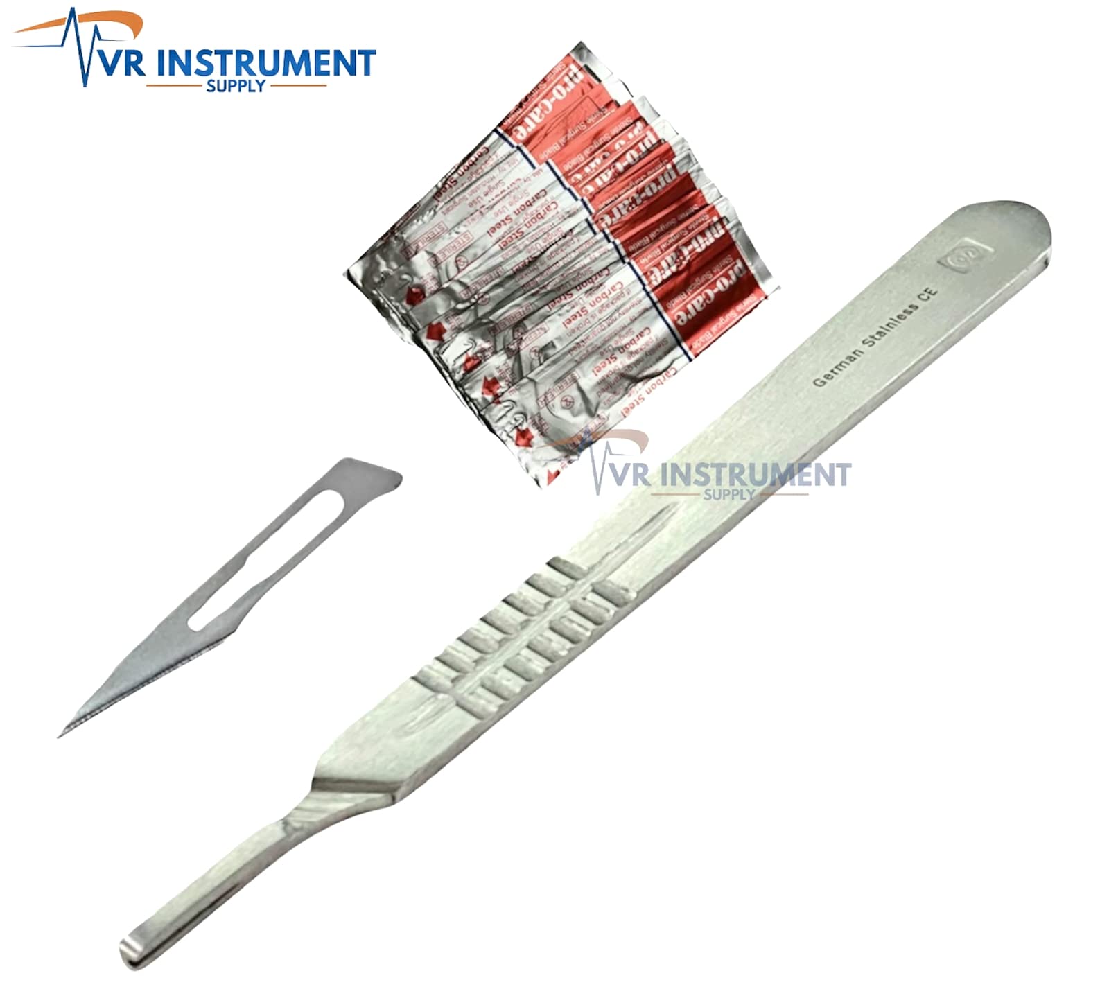 VR Instrument Supply Scalpel Blade No11 + Scalpel Handle No 3 Surgical Dental Ent Instrument