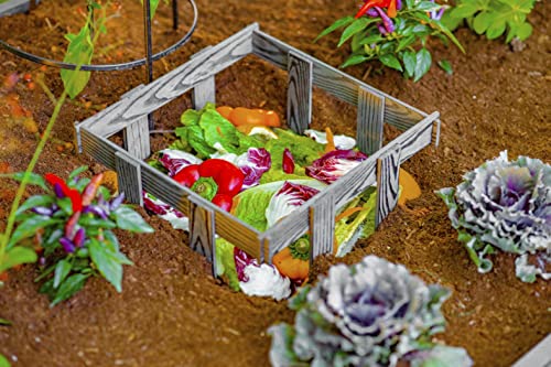 Vita Urbana 4x4x22 Keyhole Composting Garden - Slate Grey