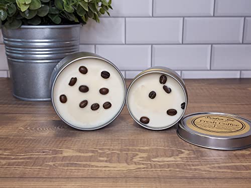 Sandra Sue Creations | Wickless Candle | All Natural | Highly Fragrant | 4oz and 8oz (White Tea & Sage, 4 oz)