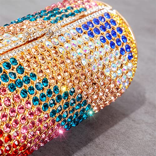 DOUBAO Coke Can Diamond Evening Clutch Crystal Rhinestone Wallet and Tote