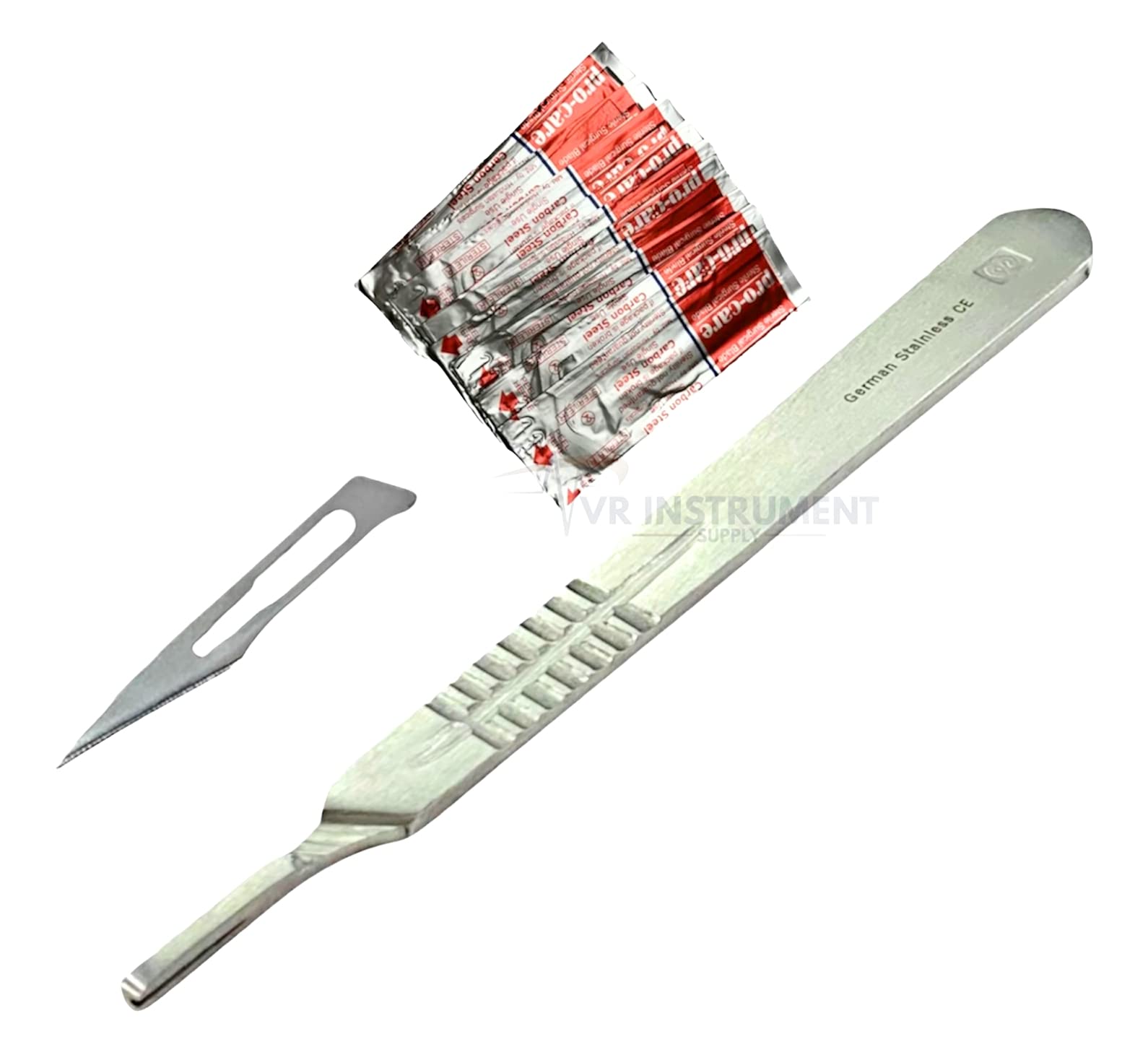 VR Instrument Supply Scalpel Blade No11 + Scalpel Handle No 3 Surgical Dental Ent Instrument