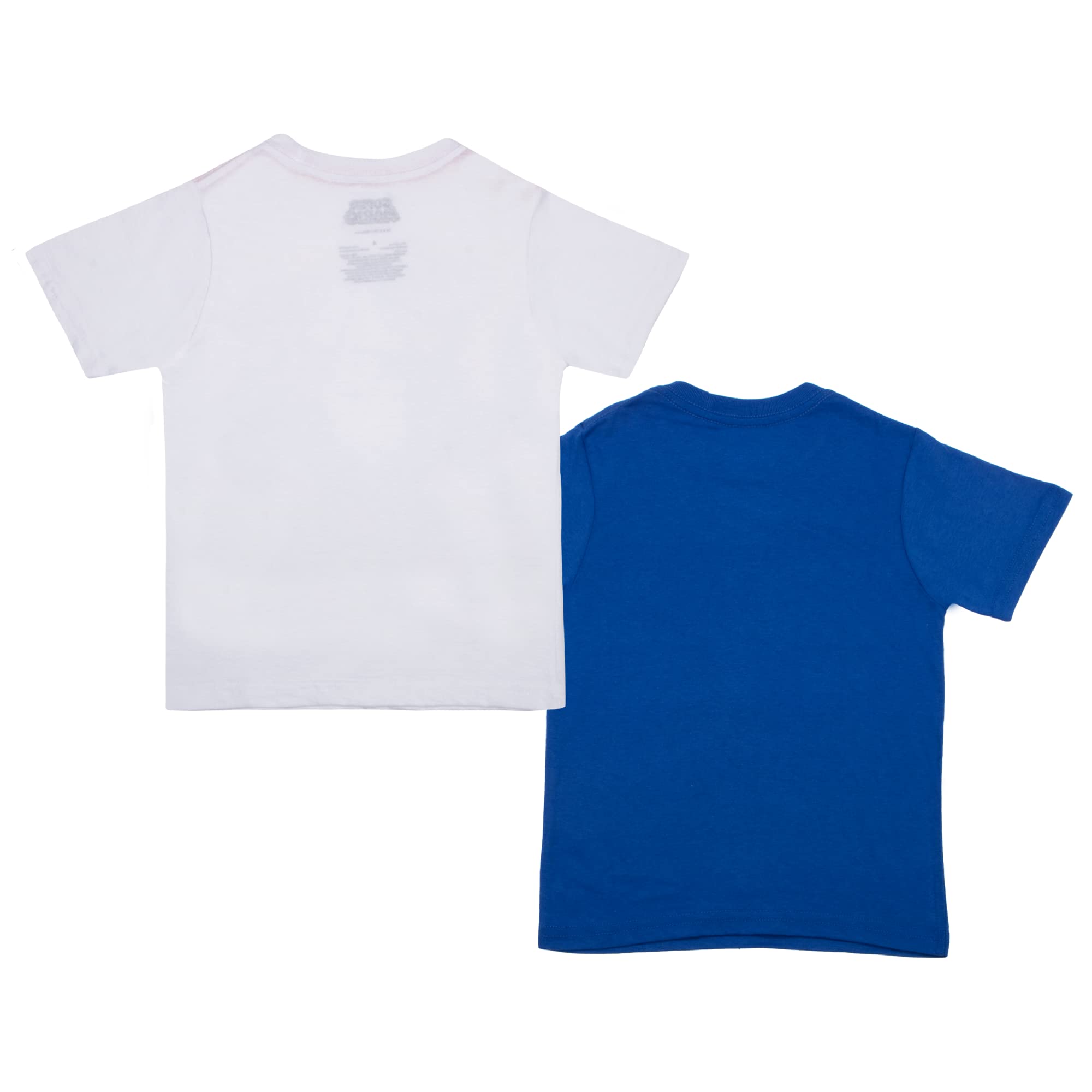 Nintendo Super Mario Bros. Boys Mario Kart & Friends Graphic Short Sleeve T-Shirts, (8, Blue) 2Pack