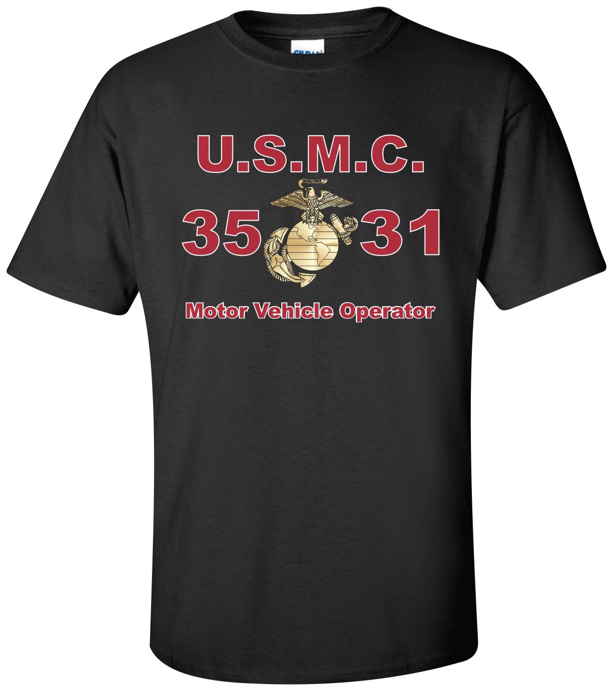 United States Marine Corps MOS 3531 Motor Vehicle Operator T-Shirt