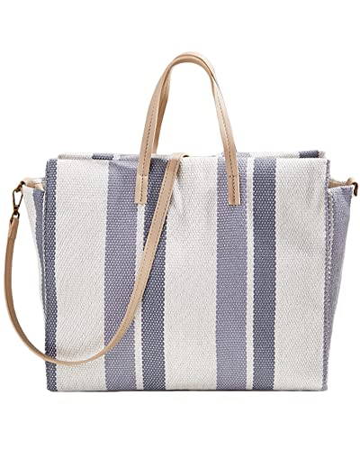 Canvas Tote Bag Women Large Handbag Satchel Shoulder Crossbody Bag Stylish Hobo Bag for Work Travel School