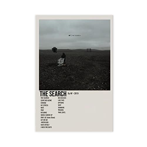 The Search Poster Music Album Nf Poster Wall Art Decor Print Canvas Poster for Living Room Bedroom Unframe-style 12x18inch(30x45cm)